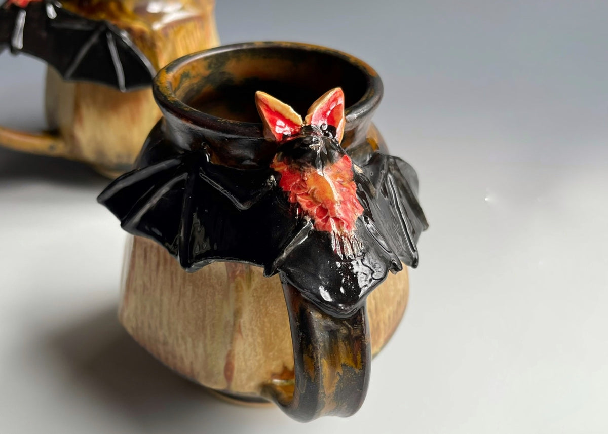 The Story Behind My Ceramic Bat Mug – Lee Wolfe Pottery