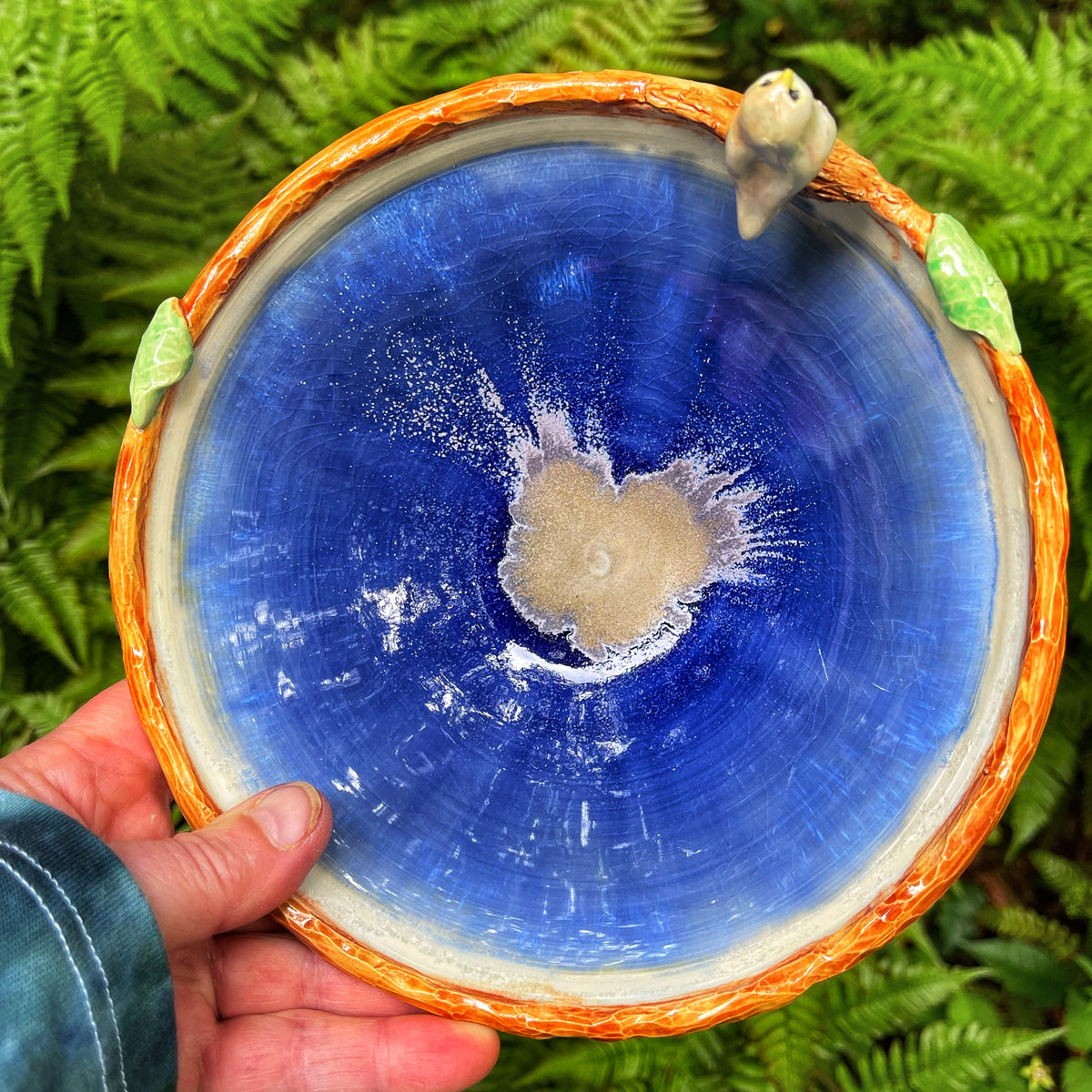 Owl bowl tree branch rim BF5 2 C – Lee Wolfe Pottery