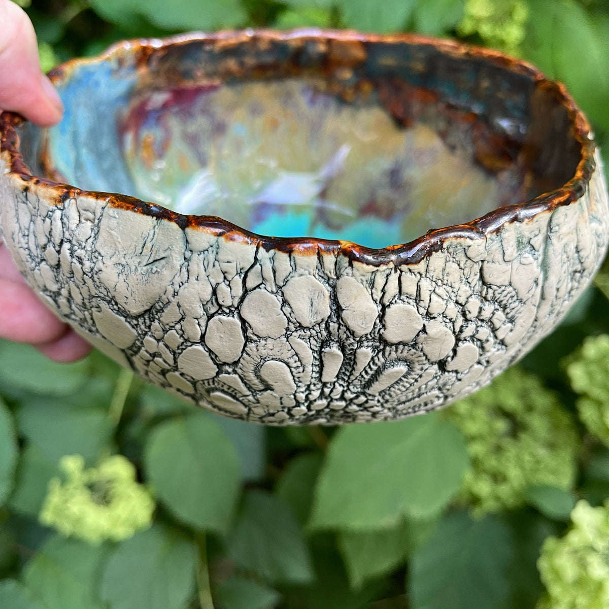 Organic pottery Urb 6 Rustic bowl 4 C – Lee Wolfe Pottery