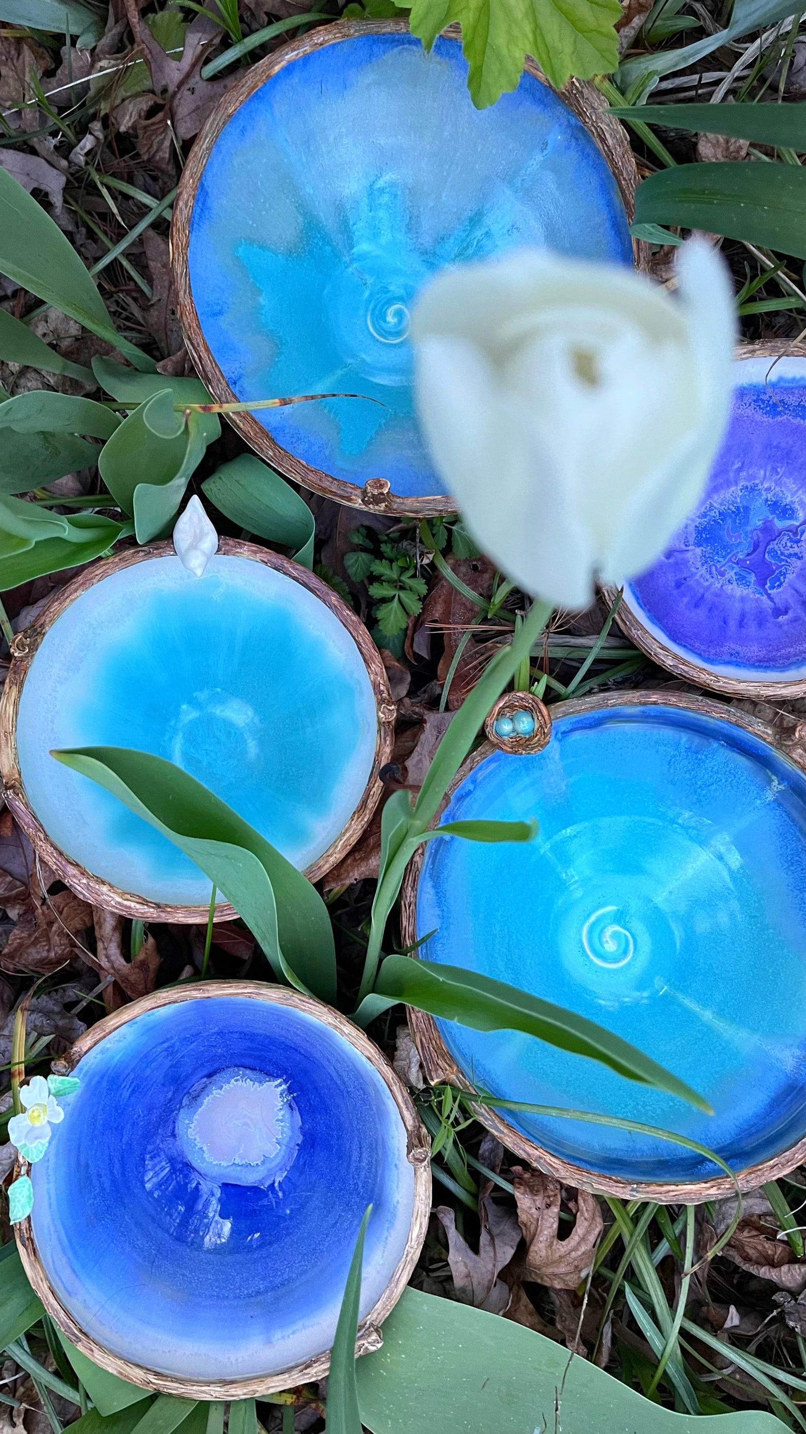 Ceramic artisan dinnerware by Lee Wolfe Pottery